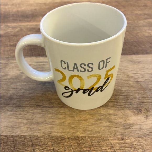 Dining | Class Of 225 Graduation Grad White And Gold Mug | Poshmark
